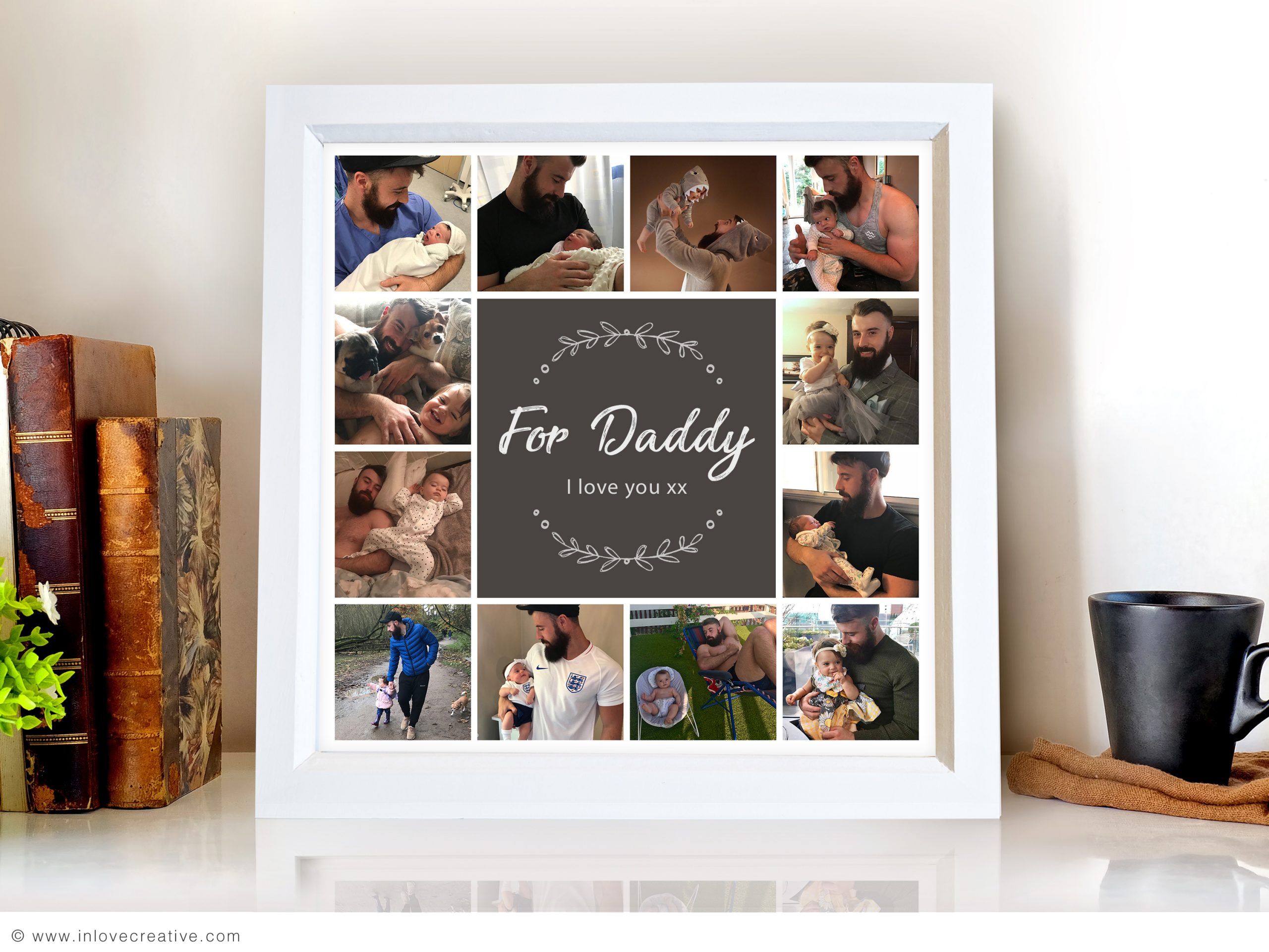 Personalised Photo Collage Frame – In Love Creative